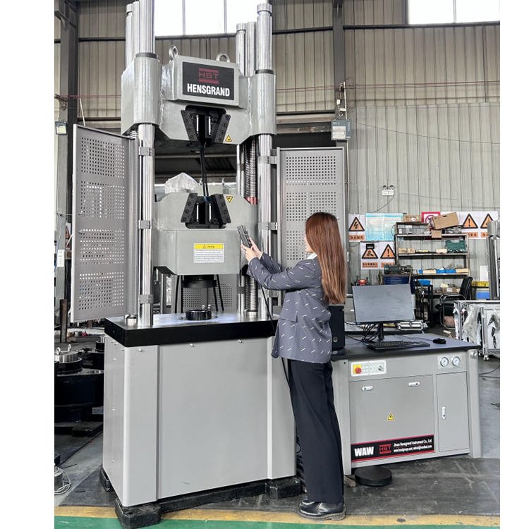 WAW-2000E 2000kN 200Ton Computer Control Electro-hydraulic Servo ...